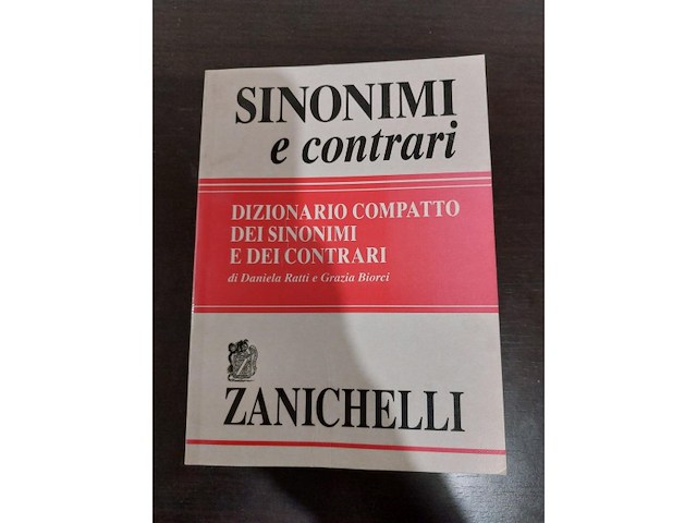 Sinonimi e contrari Zanichelli