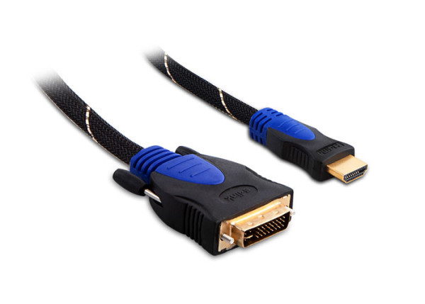 Kabl S-link SLX-310 HDMI na DVI 24 + 1M Gold 1,5m