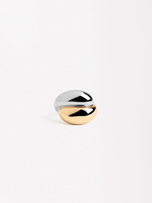 Bicolor Crossed Ring