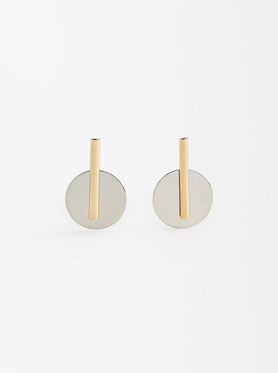 Long Bicolor Earrings