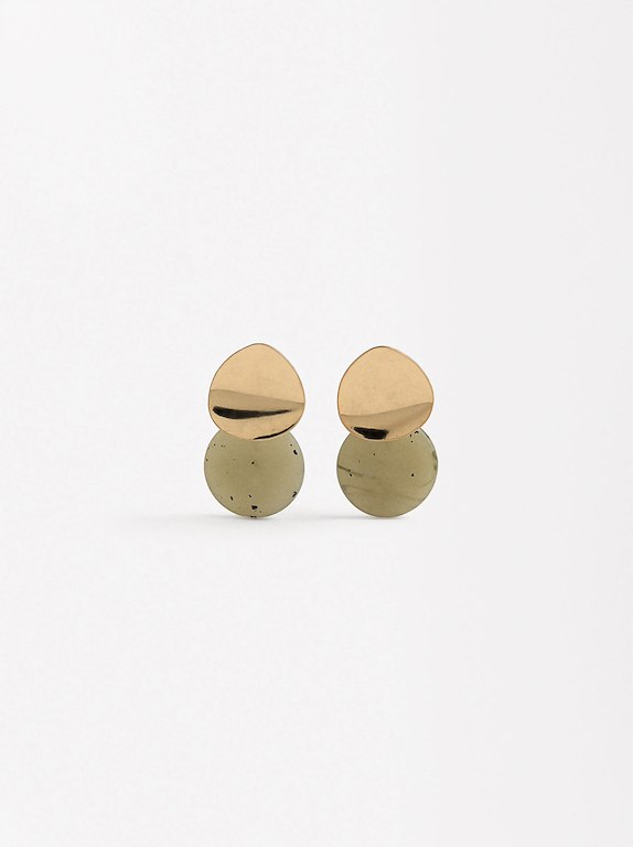 Stone-Effect Earrings