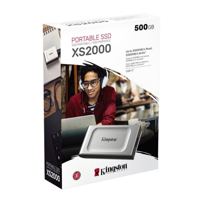 Eksterni SSD Kingston Portable 4TB XS2000 SXS2000/4000G Silver