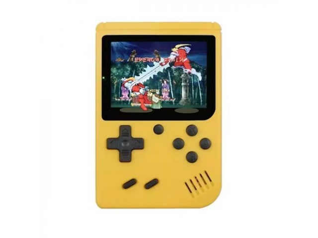 GAME BOY mini konzola 400 igrica, žuti