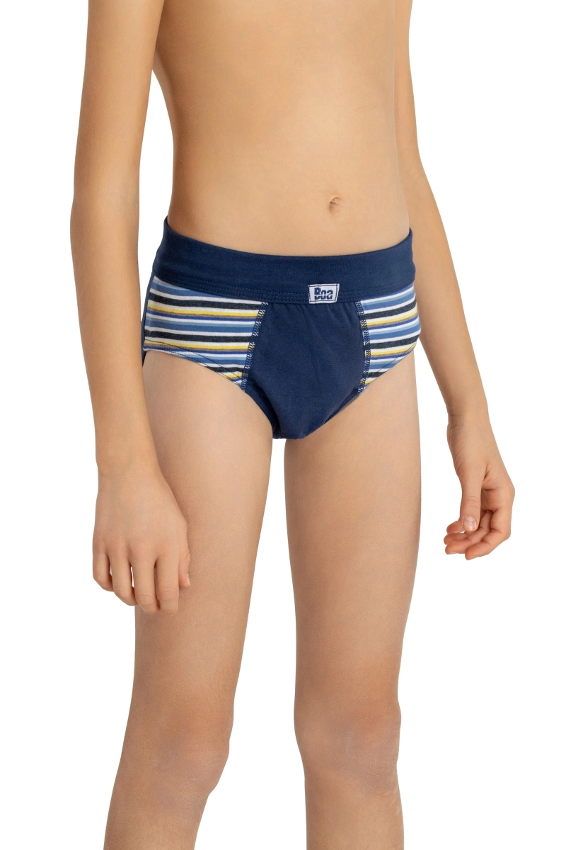 Dečiji muški slip - 4437-4439 - Teget