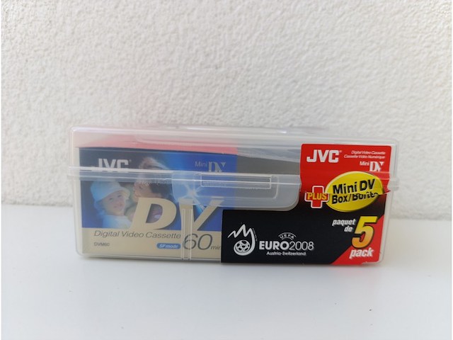 JVC Mini DV kasete - DVM60 - 5 pack