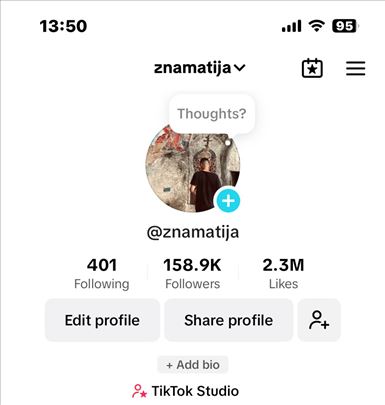 TikTok profil