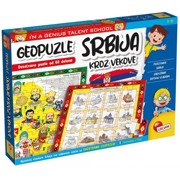 Mali Genije Geo Puzzle Srbija Kroz Vekove