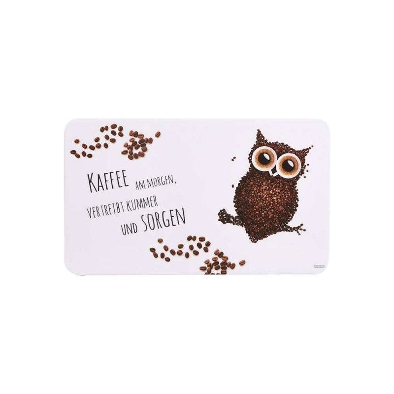 KESPER KSP32369 DEKORATIVNI PODMETAČ ZA DORUČAK MELAMIN 23,5X14CM COFFEE OWL