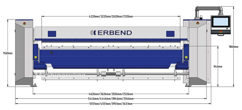 Nova Erbend MFB 2030 mašina za savijanje limova