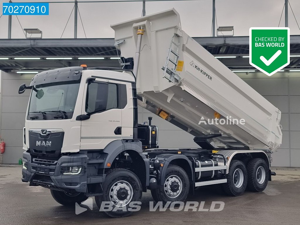 Novi MAN TGS 41.480 8X8 8x8 20m3 tipper tarpaulin Manual Big-axle Euro 6 kiper