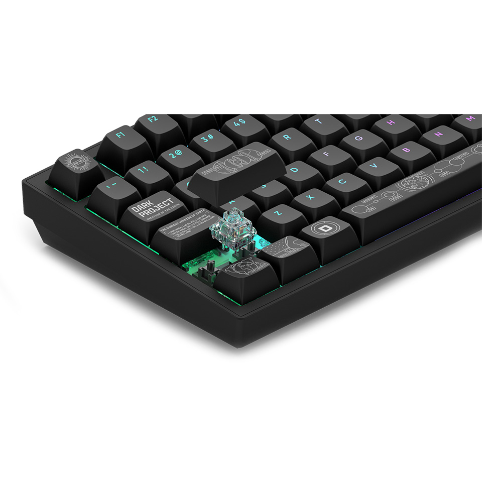 Dark Project ALU Terra Nova Black - Wireless Gaming Keyboard (ANSI)