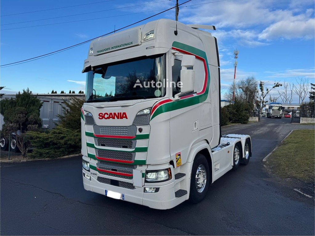 Scania S500 *6x2* PUSHER* OŚ SKRĘTNA I PODNOSZONA* FULL AIR* DMC 70.000 tegljač