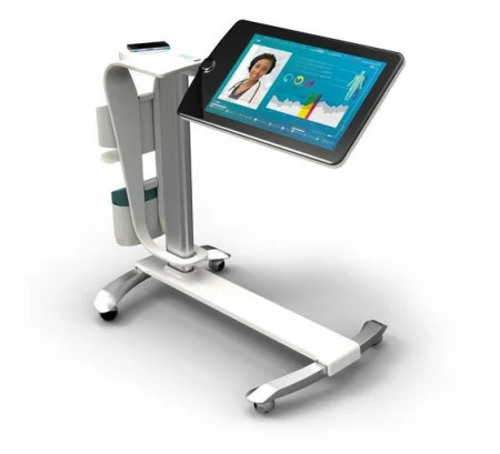 Hospital trolley, Portable Mobile Laptop Desk 4