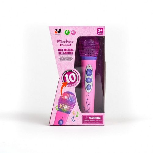 HK Mini Igračka Mikrofon, Roze