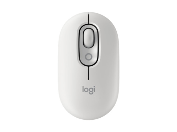 LOGITECH Pop Mouse with Emoji, Off-White miš