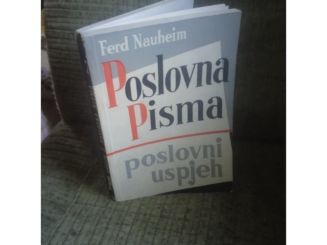 POSLOVNA PISMA  poslovni uspjeh - Ferd Nauheim