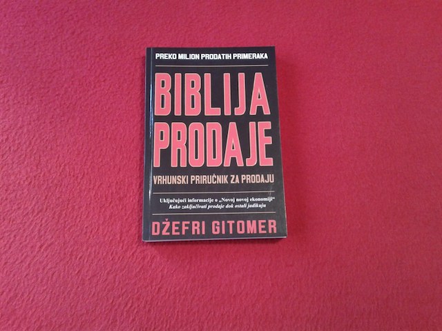 Biblija prodaje - Džefri Gitomer