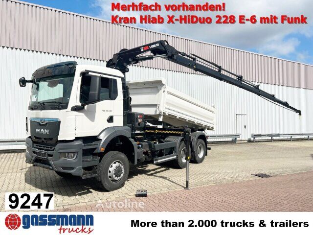 Novi MAN TGS 33.430 6x6 BB CH mit Kran Hiab X-HiDuo 228 kiper