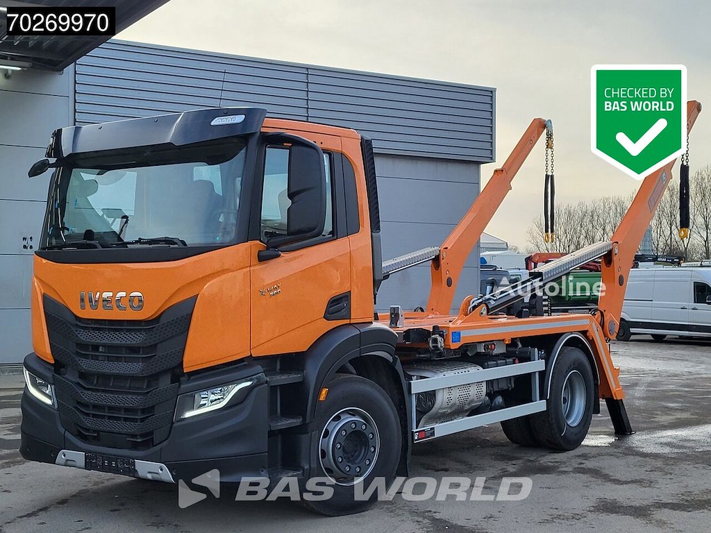 Novi IVECO X-Way 360 4X2 NEW! HIAB 12tons skiploader Automatic Euro 6 kamion rol kiper