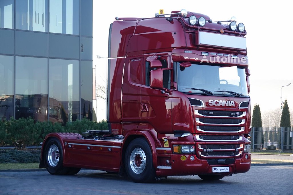 Scania R 580 / V8 / RETARDER / FULL AIRMATIC  / I-PARK COOL / SKÓRY / F tegljač