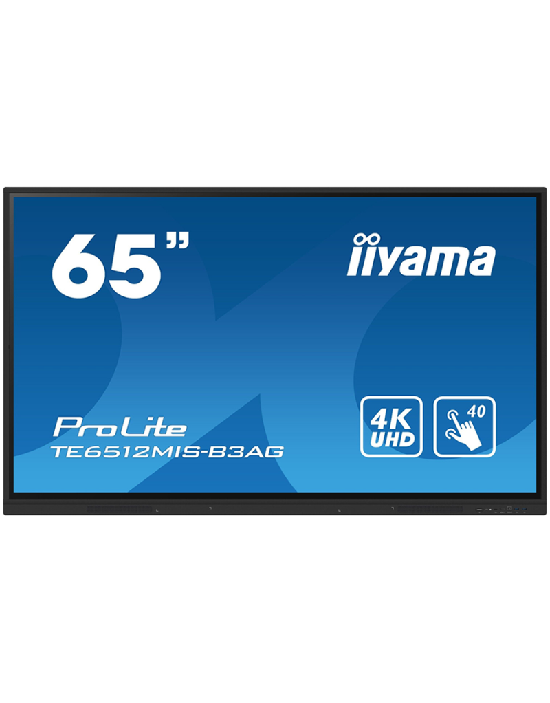 TE6512MIS-B3AG is an exceptional 4K UHD interactive display designed by iiyama...