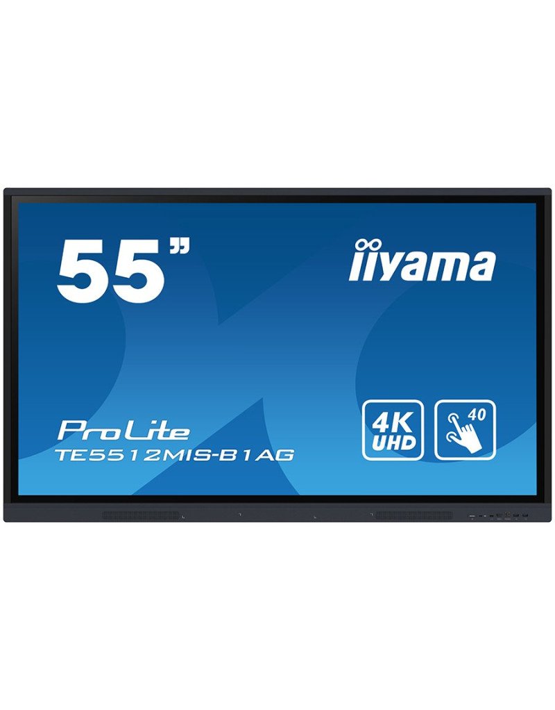 55" iiWare10 , Android 11, 40-Points PureTouch IR with zero bonding, 3840x2160,...