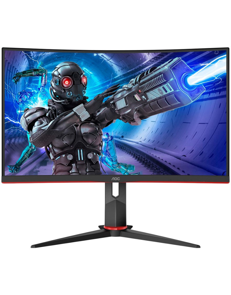 AOC Monitor LED C24G2AE Gaming Curved 165Hz 23 6“, 16:9, 1920x1080, VA,...