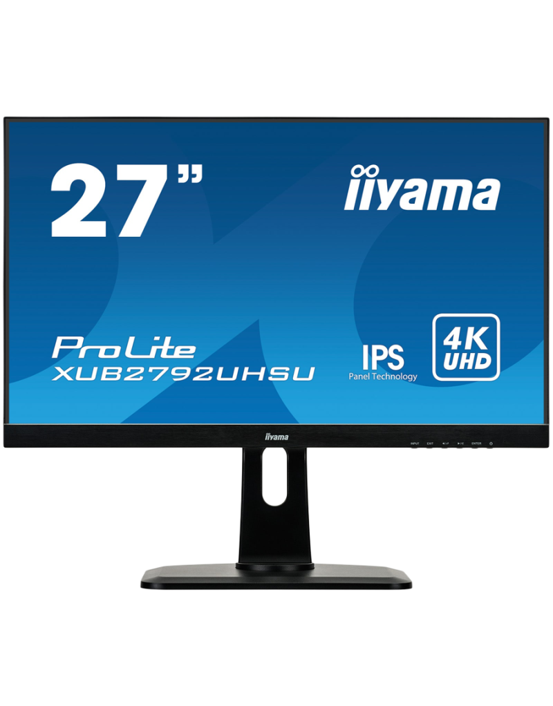 IIYAMA Monitor LED XUB2792UHSU-B6 27" IPS matte 3840 x 2160 60Hz 350 cd/m² 4ms...