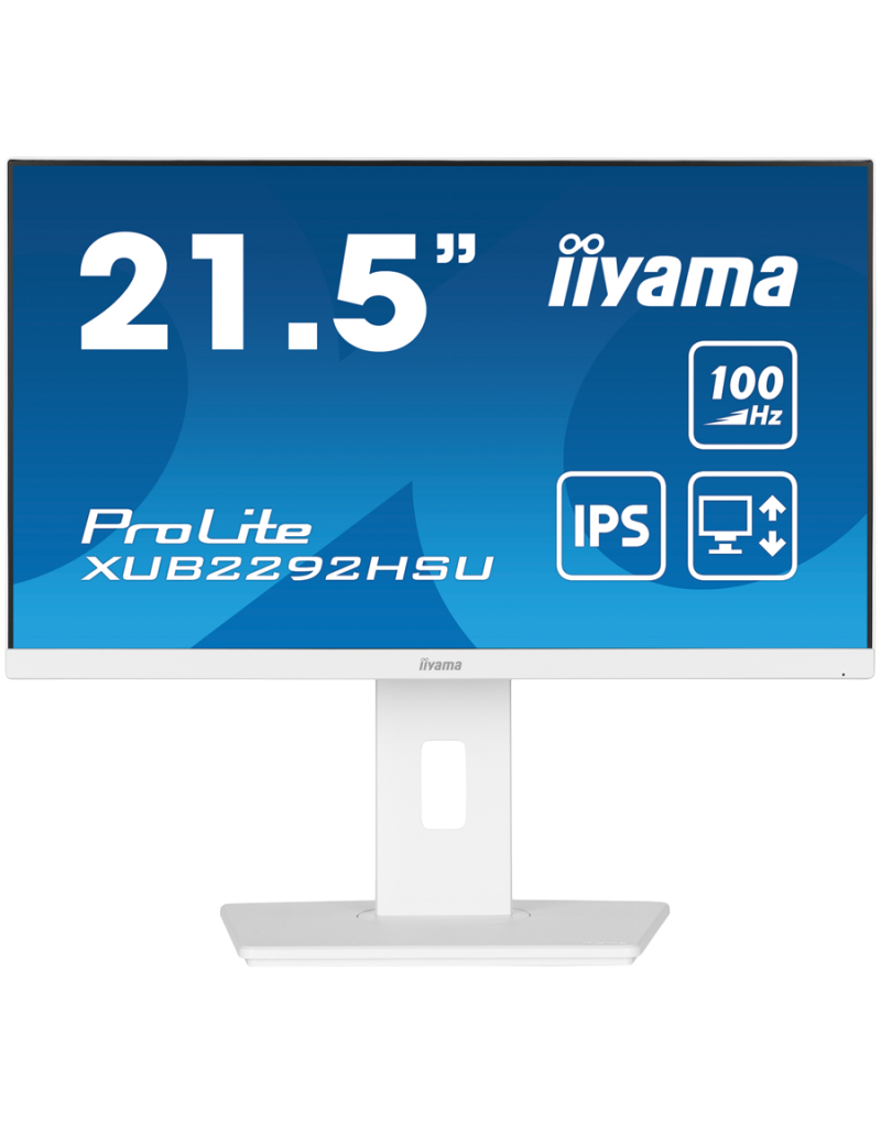 21,5" WHITE ETE IPS-panel, 1920x1080 100Hz, 15cm Height Adj Stand, 250cd/m²,...