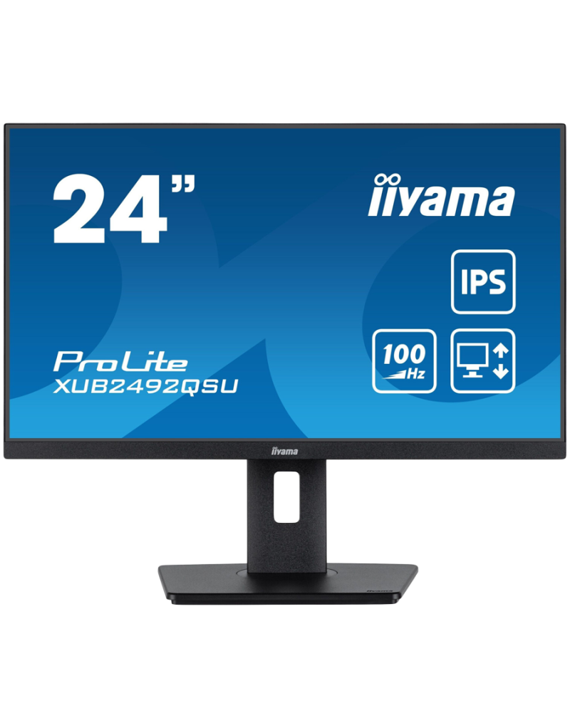 IIYAMA Monitor LED XUB2492QSU-B1 23 8" IPS 2560 x 1440 100Hz 300 cd/m² 1000:1...