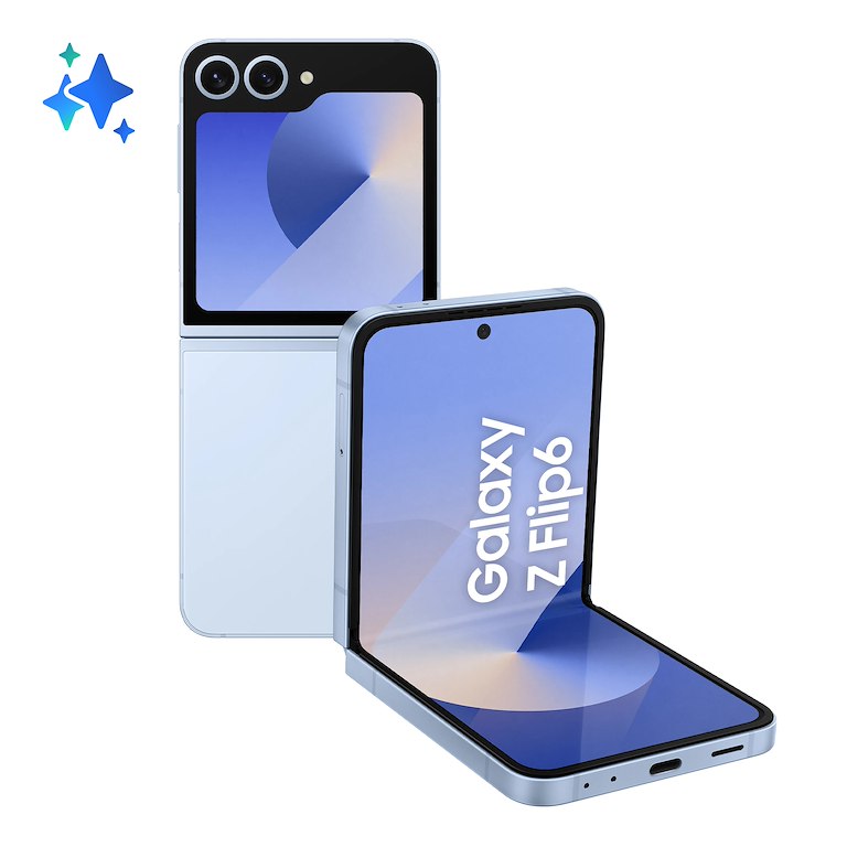 Samsung Galaxy Z Flip 6 12/512GB plavi mobilni 6.7" Octa Core Snapdragon 8 Gen 3 12GB 512GB 50Mpx+12Mpx Dual Sim