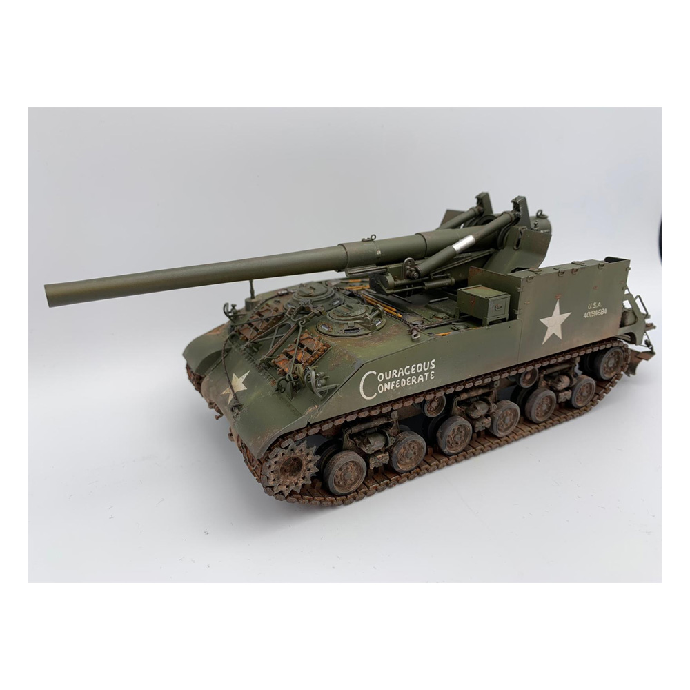 1:35 US M40 155mm Howitzer SPG (8)