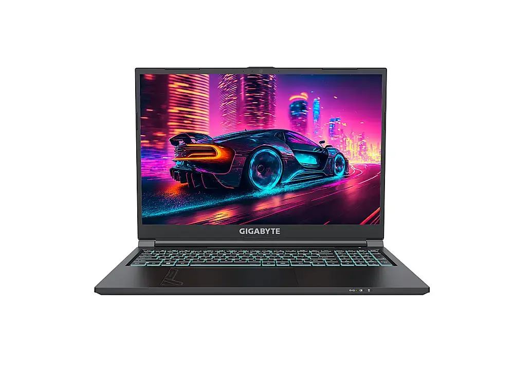 GIGABYTE - G6 MF 16" 165Hz Gaming Laptop IPS - Intel i7-13620H with 16GB RAM - NVIDIA GeForce RTX 4050 - 1TB SSD - Black