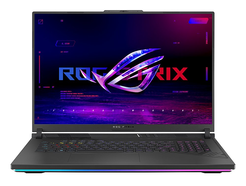 ASUS - ROG Strix 18" 240Hz Gaming Laptop QHD - Intel 13th Gen Core i9 with 16GB Memory - NVIDIA GeForce RTX 4070 - 1TB SSD - Eclipse Gray