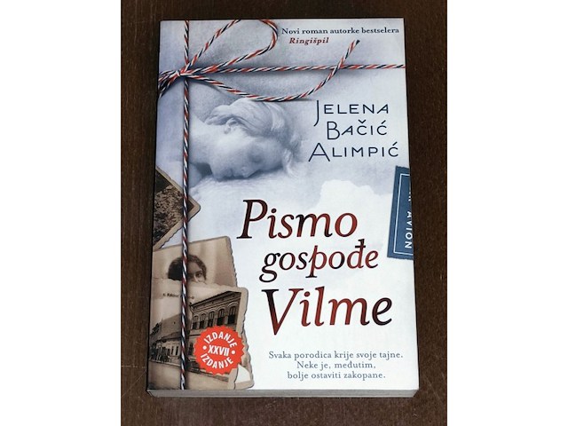 PISMO GOSPOĐE VILME - Jelena Bačić Alimpić