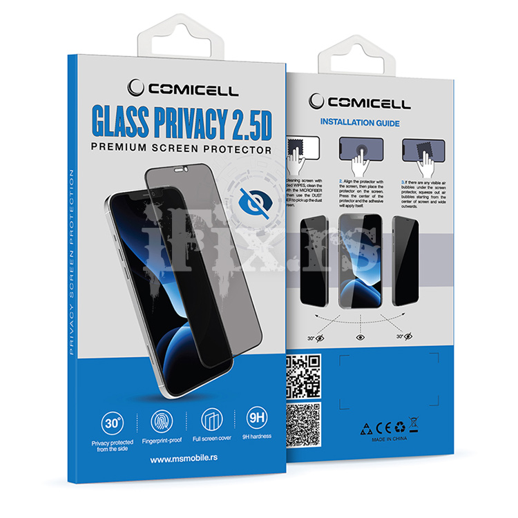 Staklo za zastitu ekrana Tempered Glass Privacy 2.5D full glue za iPhone 16 | 16 Plus | 16 Pro | 16 Pro Max