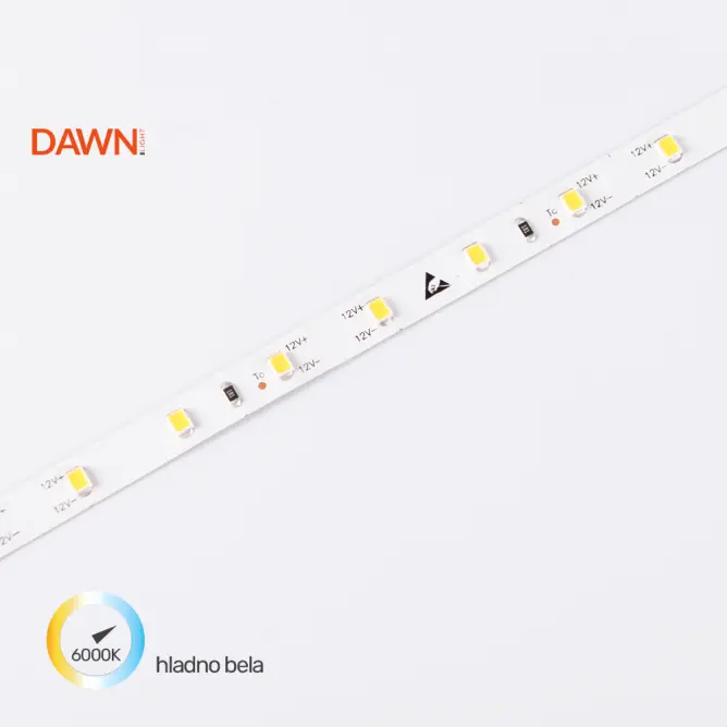 DAWN LED Traka Hl 2835-60-W, 12V, Ip20, 5Met, 4.8W/M, 8mm
