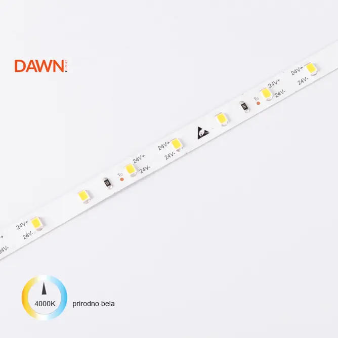DAWN LED Traka Hl 2835-60-Nw, 24V, Ip20, 5Met, 4.8W/M, 8mm