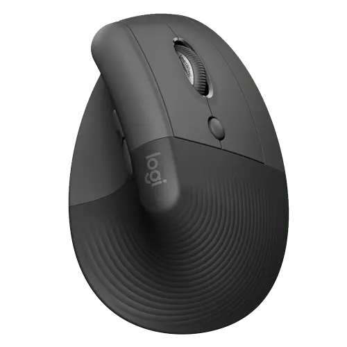 Logitech Lift Vertical Ergonomic Miš, Sivi