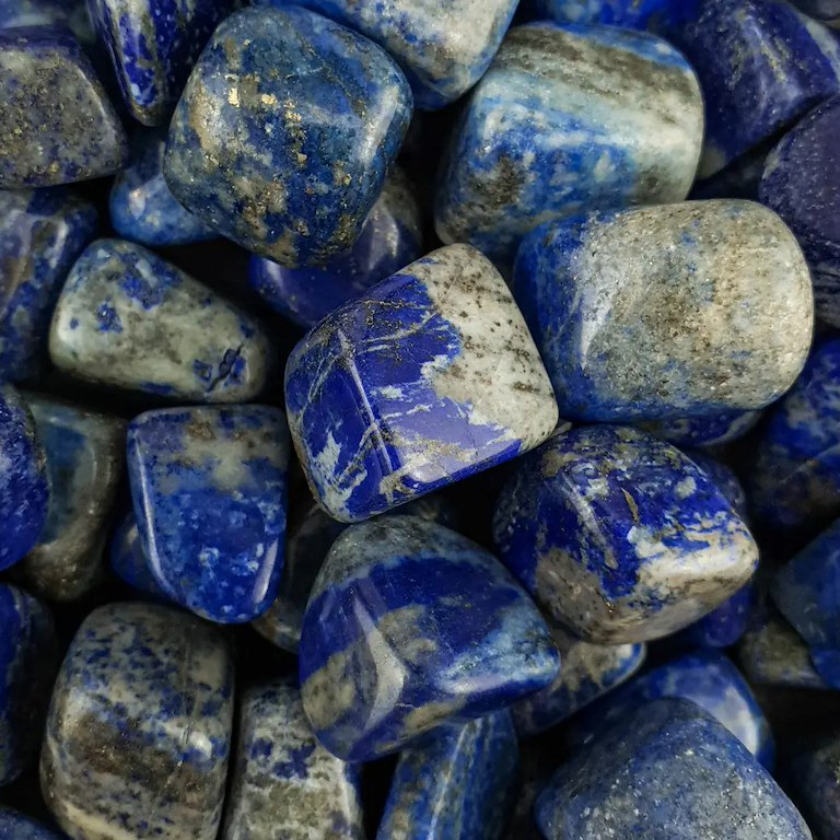 Lapis Lazuli kockasti tumblovani 1kg #11284P5