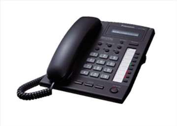 Sistemski telefon kx-t7665 Panasonic, crni, novo!