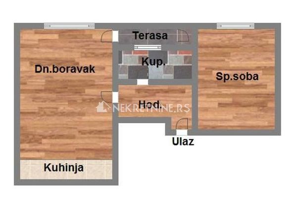 Dvosoban stan u izgradnji 40m2-Petrovaradin