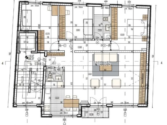 UCITELJSKO NASELJE, NOVOGRADNJA, 4.0, 102M2