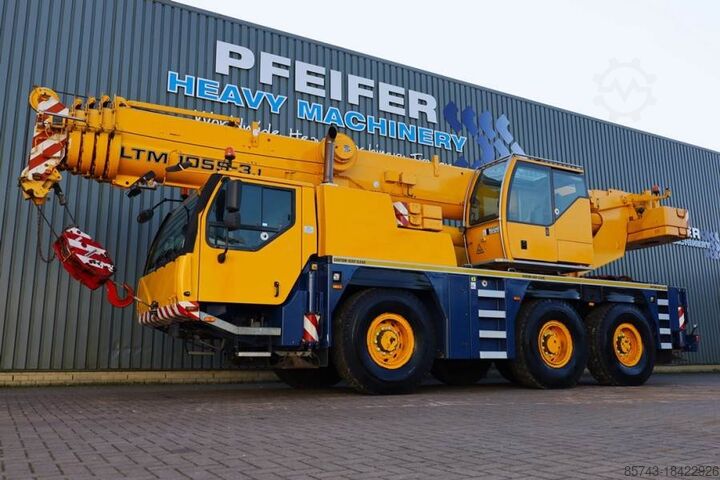 Dizalica na celom terenu
Liebherr LTM1055-3.1 Diesel, 6x6x6 Drive, 5 Sections 32.5m