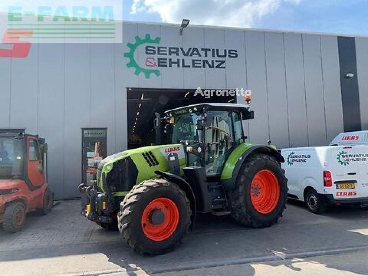 Claas arion 650 cebis hexa mit fronthydraulik + zapfwe traktor točkaš