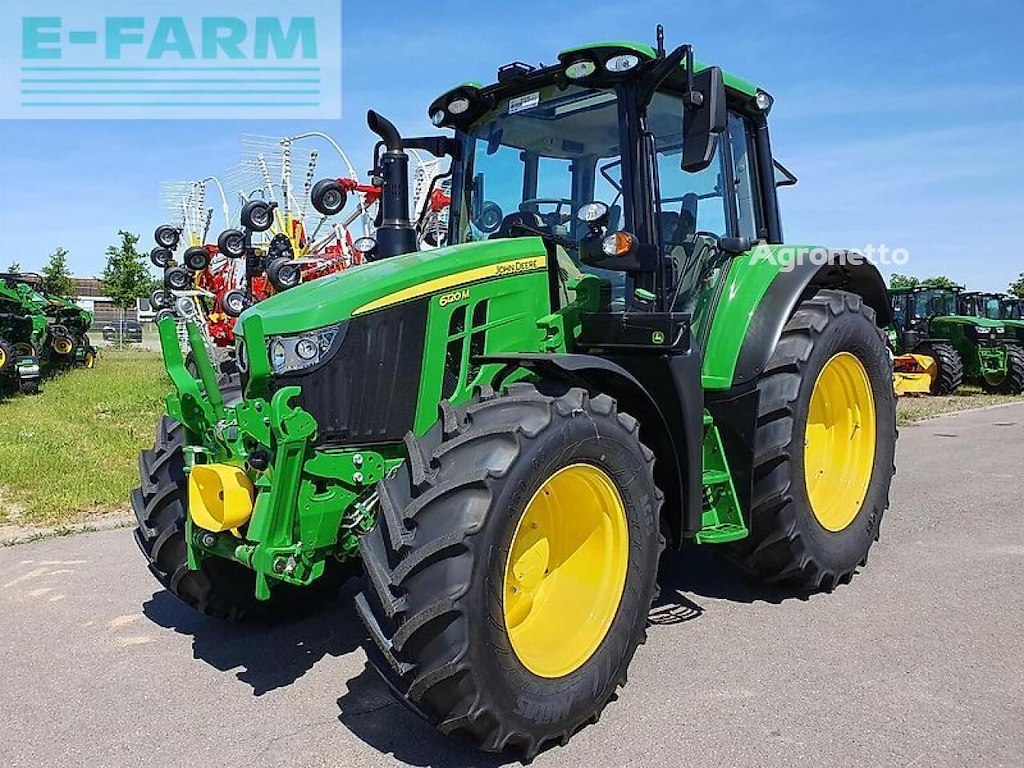 John Deere 6120m aq+ ecoshift traktor točkaš