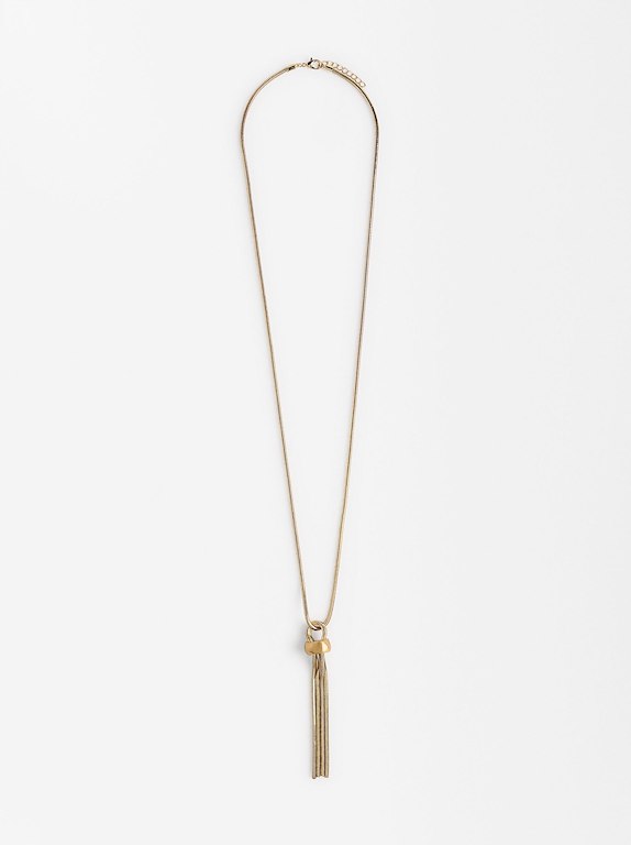 Long snake chain necklace