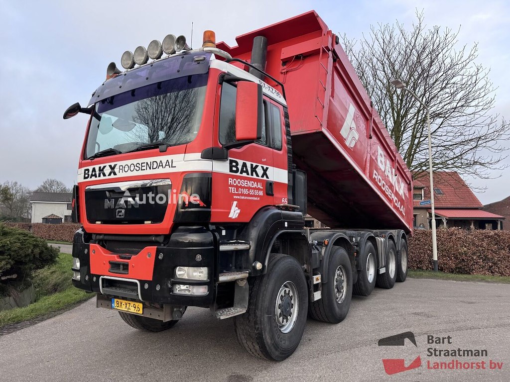 MAN TGS 49.480 10X8 Euro 5 met Geisoleerde kipper en afdek kleppen kiper