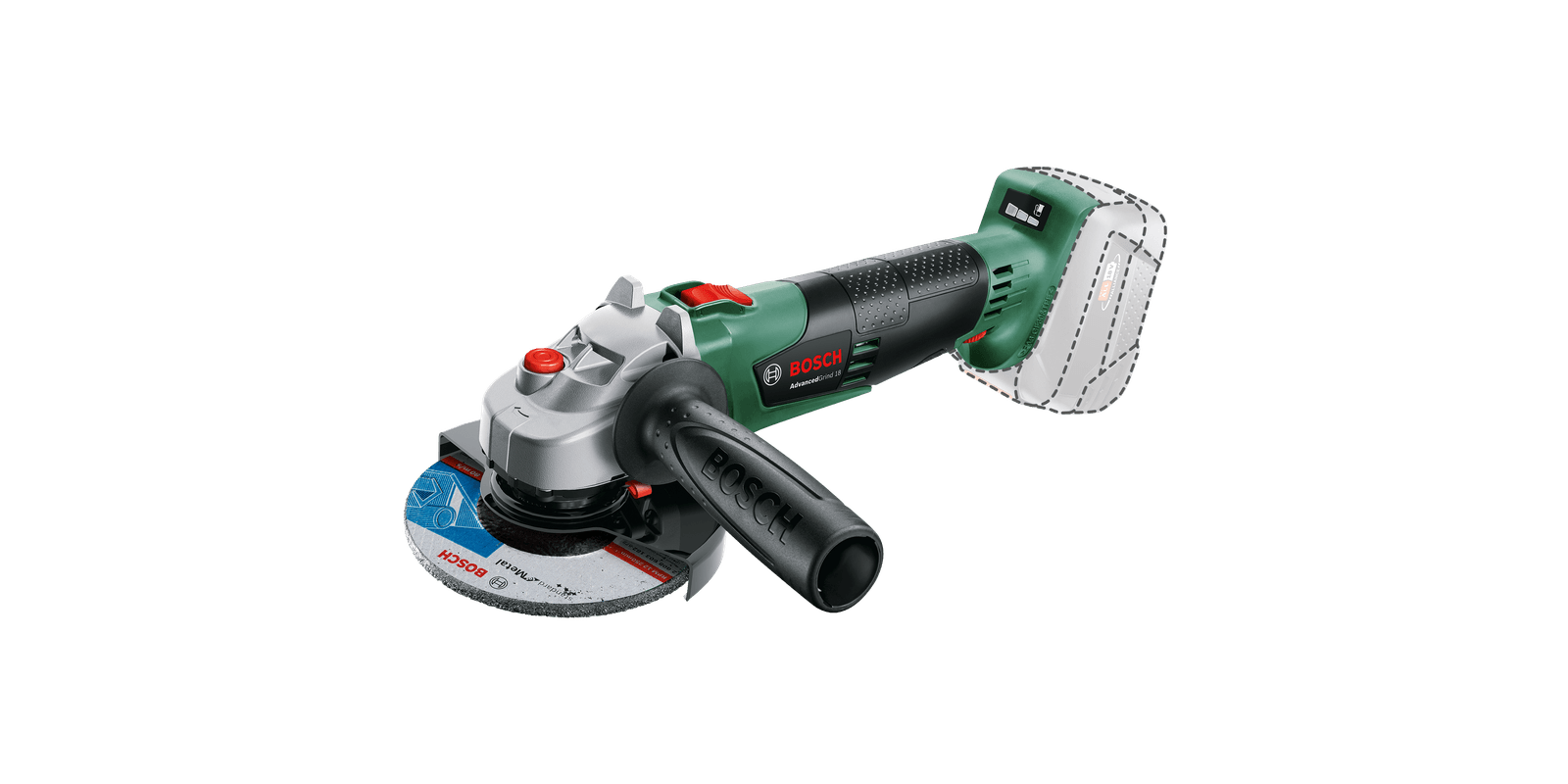 BOSCH® Akumulatorska ugaona brusilica Advanced Grind 18 – Solo