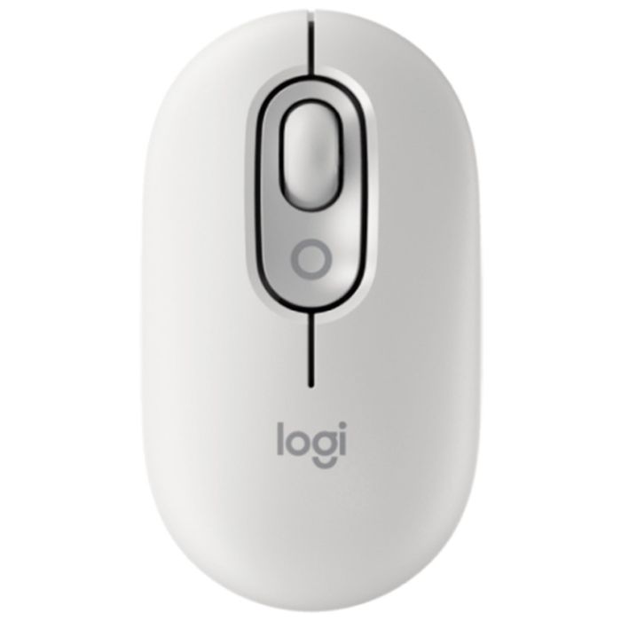 Miš Logitech Pop Mouse with Emoji Off-White